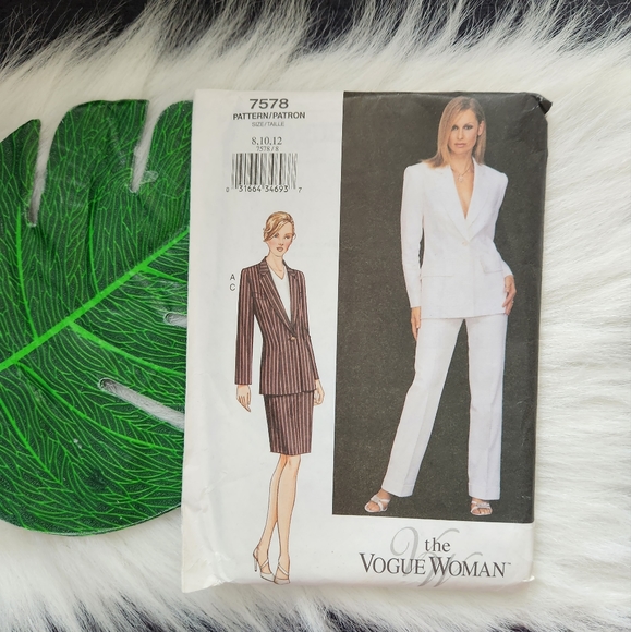 Vogue | Office | Vogue Sewing Pattern V7578 Womens Suit | Poshmark